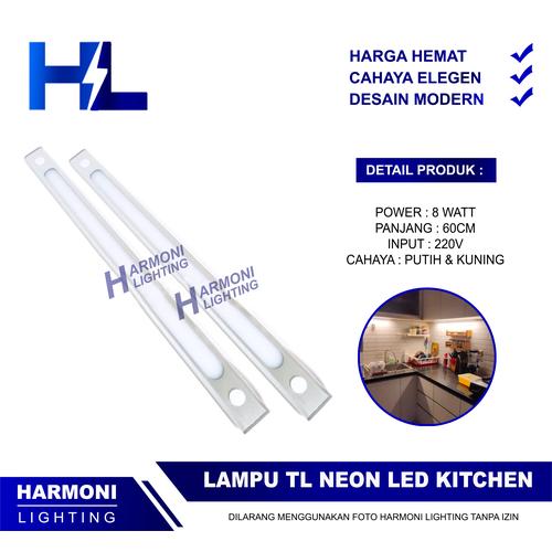 Jual Lampu TL Neon LED Dapur Kitchen Set Lemari Kabinet 8W 8 Watt ...