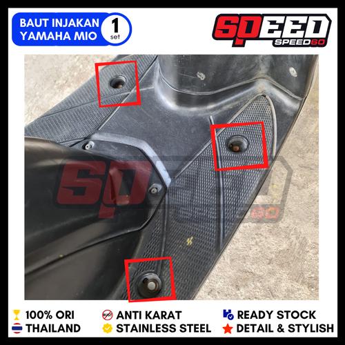 Jual Probolt Baut Step Injakan Yamaha Mio Smile Fino Soul GT King Nut ...