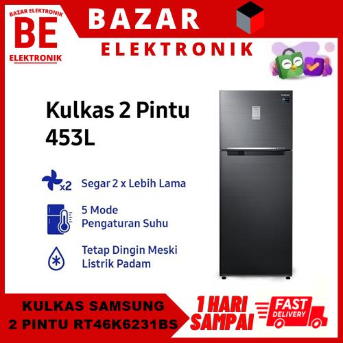 Promo Samsung RT46 RT46K6231BS/SE 2 Doors Digital Inverter Refrigerator ...