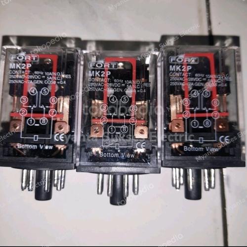 Jual Relay Bantu FORT MK2P 220VAC / 24DC / 12VDC - Jakarta Pusat ...