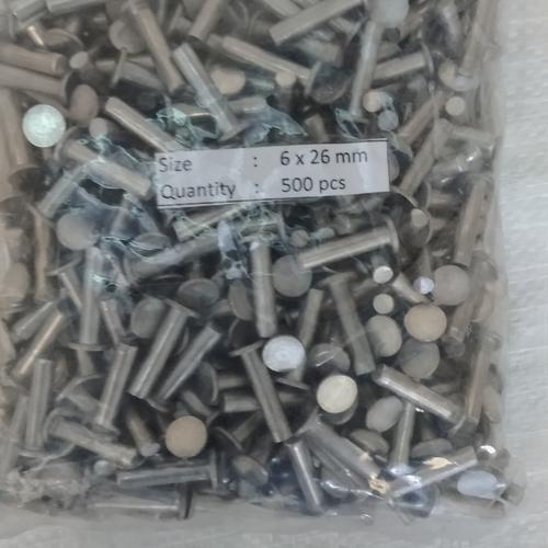 Jual Rivet/Paku Keling/Paku Kampas Rem 6:26mm Aluminium 1 Kantong (500 ...