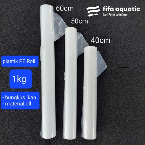 Jual Plastik roll ikan koi 1kg packing bungkus ikan - Lebar 50cm - Kab ...
