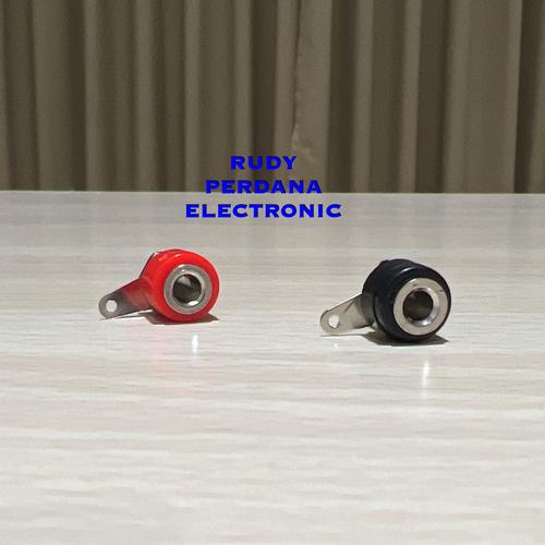 Jual STEKER BUSH SOCKET SOKET BANANA FEMALE CEWE 4 MM MERAH HITAM ...