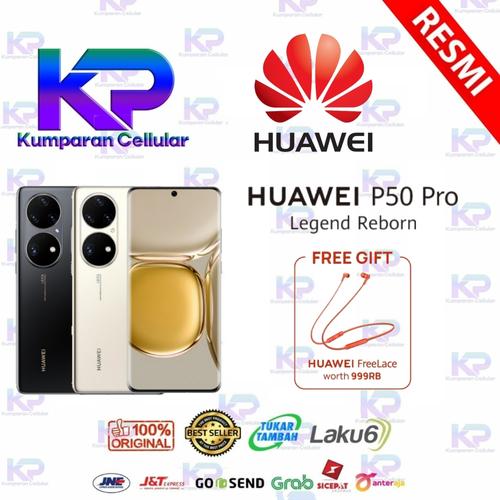 Promo HUAWEI P50 PRO 8GB 256GB GARANSI RESMI - Gold Bonus Cicil 0% 3x ...