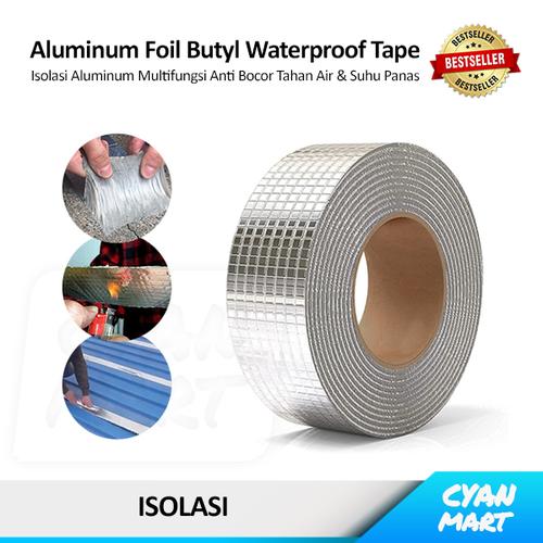 Jual Lakban Anti Bocor Isolasi Kontruksi Atap Pipa Aluminum Foil ...