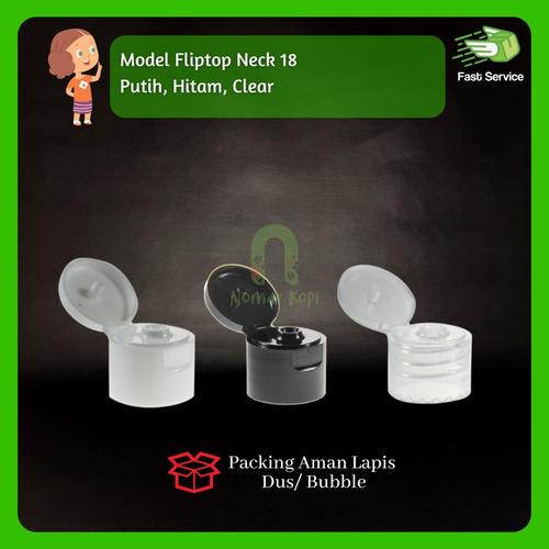Promo TUTUP BOTOL FLIPTOP NECK 18 ULIR 20ML 30ML 50ML 60ML - Fliptop ...