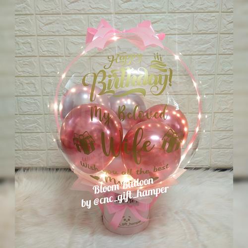 Jual bloom balloon/balon gift/kado ultah/wisuda/baby born/anniversary ...