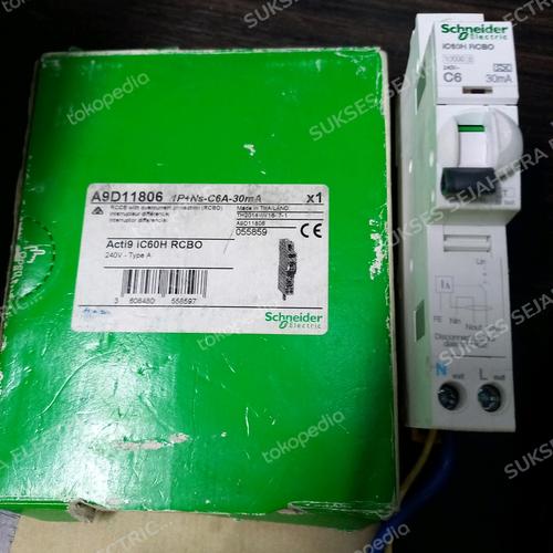 Jual RCBO SCHNEIDER ACTi9 iC60H 1P+Ns-C6A-30mA - Jakarta Pusat - SUKSES ...