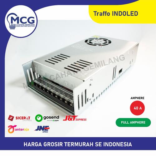 Jual POWER SUPPLY ADAPTOR SWITCHING 12V 40A CCTV/Trafo 12 Volt 40 ...