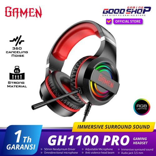 Jual Gamen GH1100 Pro -Headset Gaming - Jakarta Pusat - Goodgamingshop ... Jual Gamen GH1100 Pro -Headset Gaming - Jakarta Pusat - Goodgamingshop ...