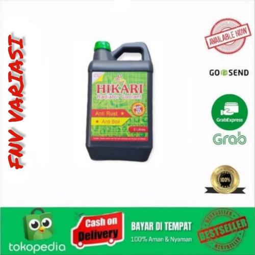 Jual Air Radiator / Radiator Coolant HIKARI Hijau Dan Merah 5 Liter ...