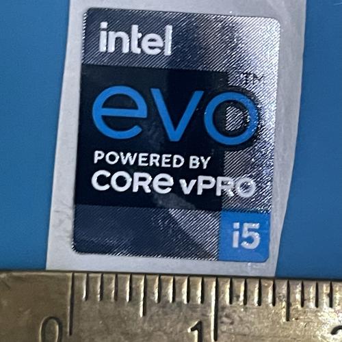 Jual Sticker stiker logo intel core i5 vpro EVO 11n12th gen ori ukuran ...