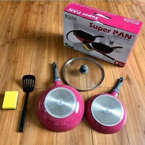 Jual Super PAN Keramik set Black Pink Original BOLDe 5 pcs Premium ...