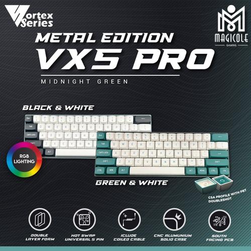 Jual VortexSeries VX5 PRO Midnight Green Metal Edition Mechanical ...
