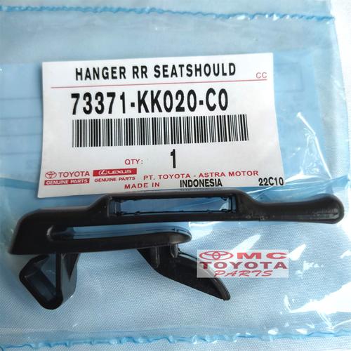 Jual Penjepit /Hanger Safety Belt Tengah Innova Fortuner New 73371 ...