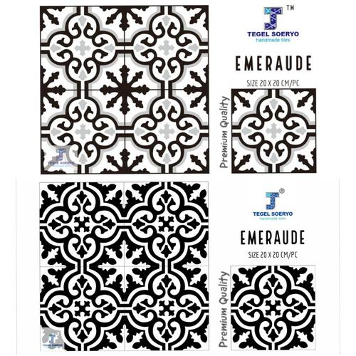 Jual Tegel Lantai Dan Dinding Motif Emeraude Premium Ukuran 20x20 cm/pc ...