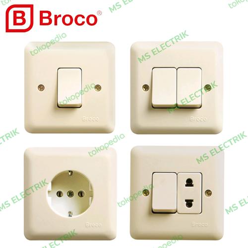 Jual Saklar Engkel / Seri / Stop Kontak IB Broco New Gee Urea - 6622 U ...