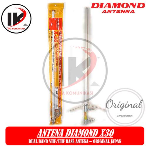 Jual DIAMOND X-30 Dualband VHF / UHF base antenna. ORIGINAL JAPAN ...
