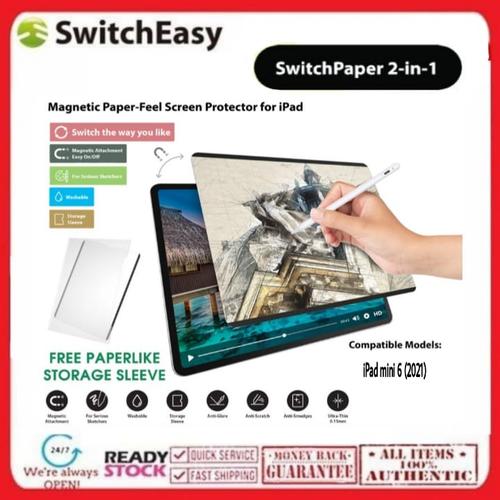 Promo iPad Mini 6 8.3 Inch Switcheasy Paperlike SWITCHPAPER Screen ...