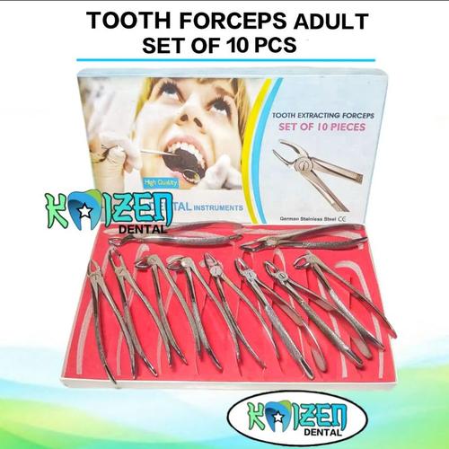 Jual TANG CABUT GIGI DEWASA SET / TCD / TOOTH FORCEPS ADULT SET 10 ...