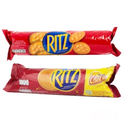 Jual RITZ CRACKERS Biskuit ritz original dan keju 100g - original ...