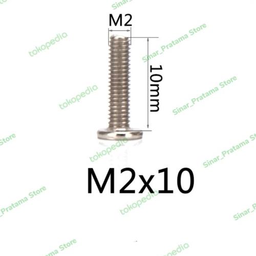 Jual Baut Sekrup M2 PANJANG 10mm untuk m.2 ssd pc laptop Universal ...