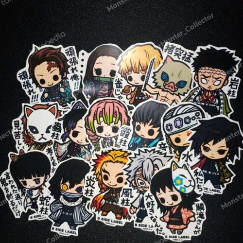 Jual Kimetsu No Yaiba Sticker Set Pack 1 - 16 Sticker - 16 Sticker KNY ...