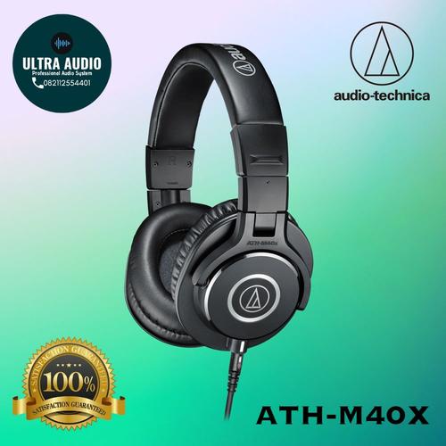 Jual Audio Technica ATH M40-X / ATHM40X Headphones ORIGINAL - Jakarta ...