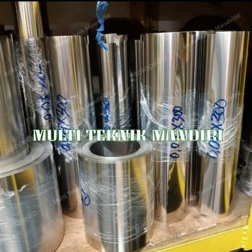 Jual Shim Plate Stainless 0.05mm x 300mm x 1 Mtr / Plat Stainless ...