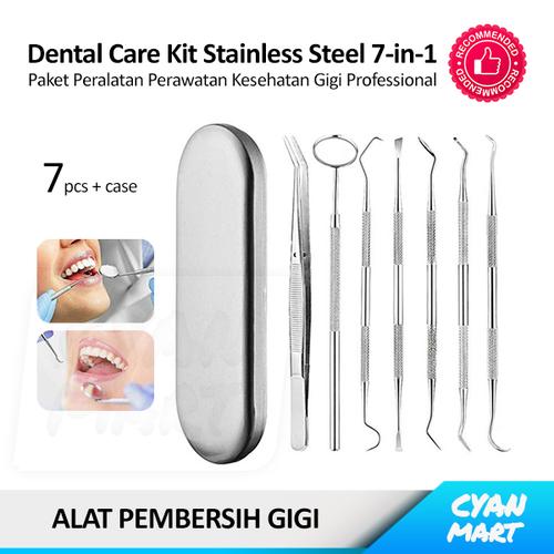 Jual Dental Kit Alat Perawatan Dokter Gigi Stainless Steel Dentist Tool ...