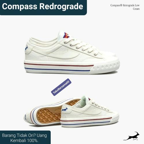 Jual Compass redrograde low cream Sepatu compass redrograde low cream ...