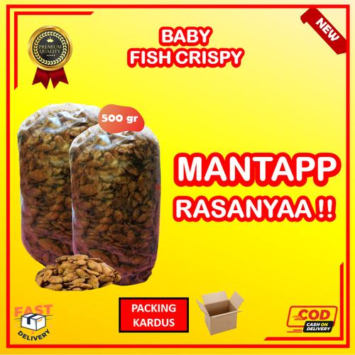 Jual Baby Fish Crispy 500gr Kripik Ikan Baby Nila Keripik Baby Ikan ...