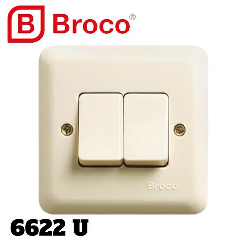 Jual Saklar Engkel / Seri / Stop Kontak IB Broco New Gee Urea - 6622 U ...