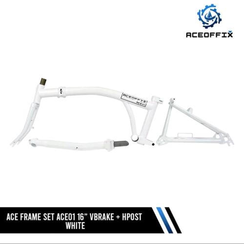 Jual frame set aceoffix chromoly 16 349 16inch 16+ not brompt 3sixty ...