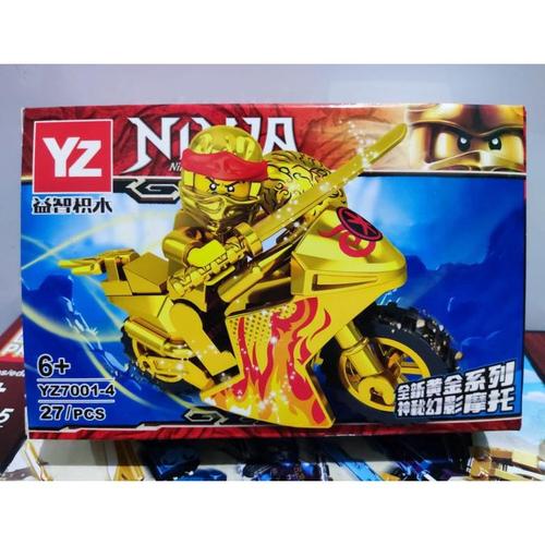 Jual mainan anak brick Ninjago action figure Lego ninjago motor chrome ...