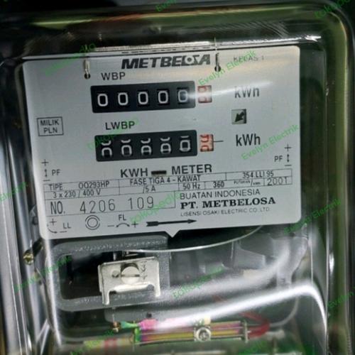 Jual KWH METER 3PHASE/5A DOUBLE TARIF METBELOSA - Jakarta Pusat - Evelyn Electrik | Tokopedia