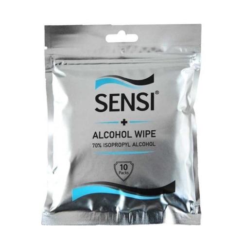 Jual SENSI ALCOHOL WIPES 70% ISOPROPYL ALCOHOL TISU ALKOHOL ISI 20 PCS ...