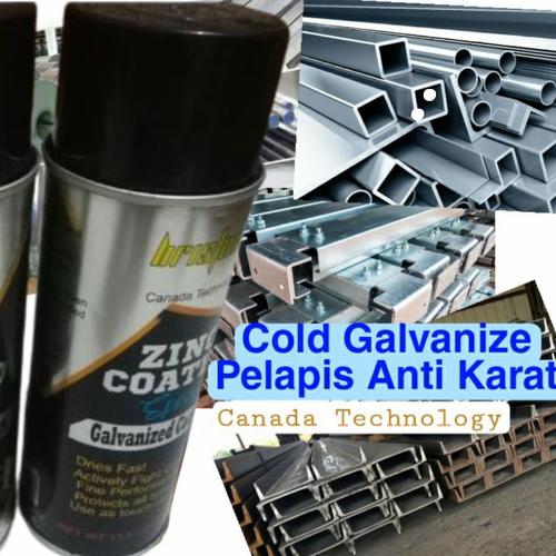 Jual Zinc Cold Galvanize - Coating - Instant - Bristone Zinc Spray ...