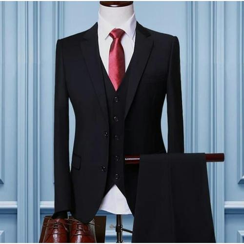 Jual SETELAN JAS HITAM PRIA SET 5IN1 FULL BLACK TWIST EXCLUSIVE NIKAYU ...