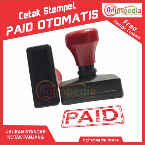 Jual Cetak Stempel Paid Otomatis | Cetak Stempel Flash | Stempel ...