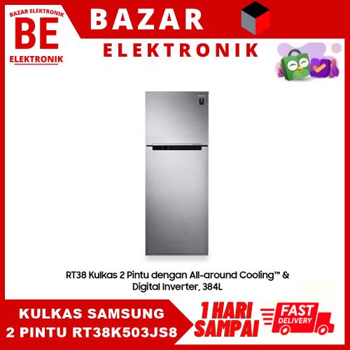 Promo Samsung RT38 RT38K503JS8/SE Kulkas 2 Pintu All-around Cooling ...