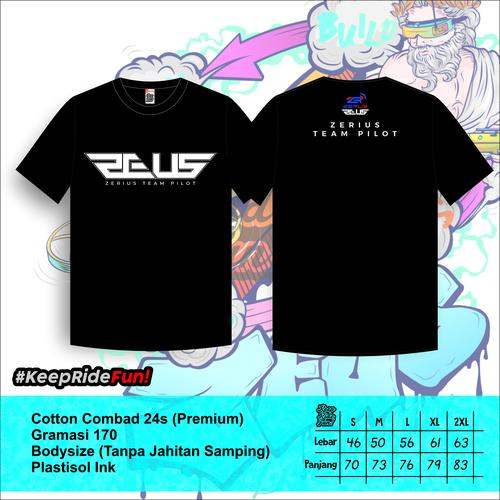Jual Kaos T-Shirt Zerius Team Pilot 1st Edition - Jakarta Timur - Zerius | Tokopedia