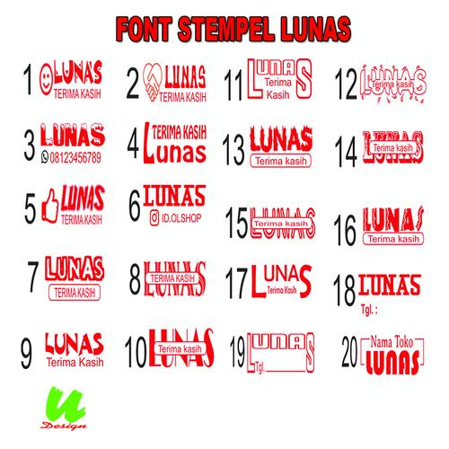 Jual Stempel Lunas Free Desain dan Custom Free Desain - Kab. Tuban ...