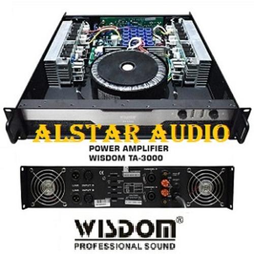 Jual power amplifier wisdom ta3000/ ta 3000 original - Jakarta Barat ...