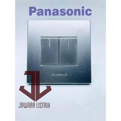 Jual SAKLAR PANASONIC SAKLAR SERI SILVER STYLE SAKLAR ISI 2 ECO B ...
