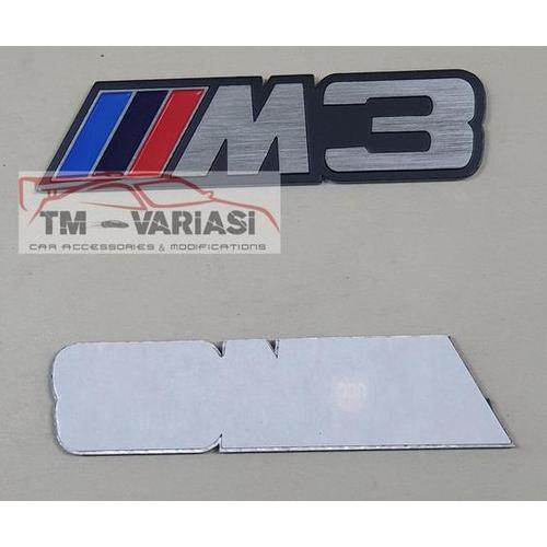 Jual Emblem Logo Besi Tebal Tulisan Im 3 Im3 Biru Merah Silver ...