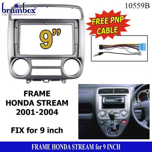 Jual Frame Head Unit Honda Stream 2001-2004 9 Inch Bingkai Android ...