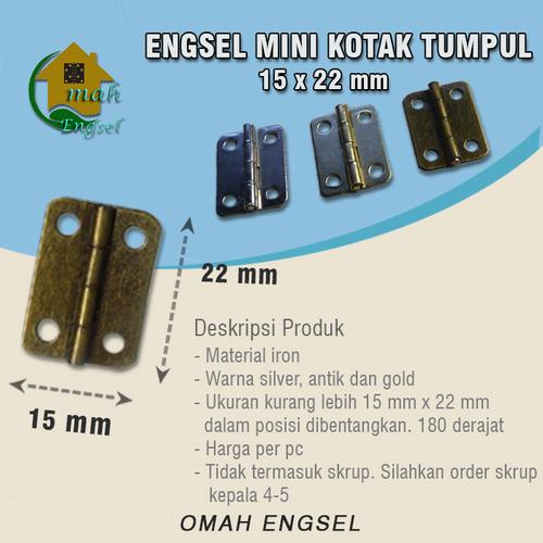 Jual Engsel Mini / engsel kecil ujung tumpul/ engsel kotak souvenir ...