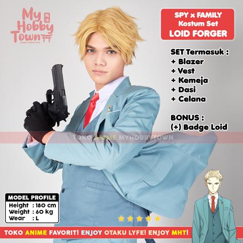 Jual Kostum Cosplay Anime Spy X Family Loid Forger - XL - Kab ...