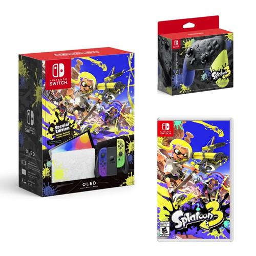 Jual Nintendo Switch OLED Splatoon 3 Edition - Splatoon + Pro - Jakarta ...